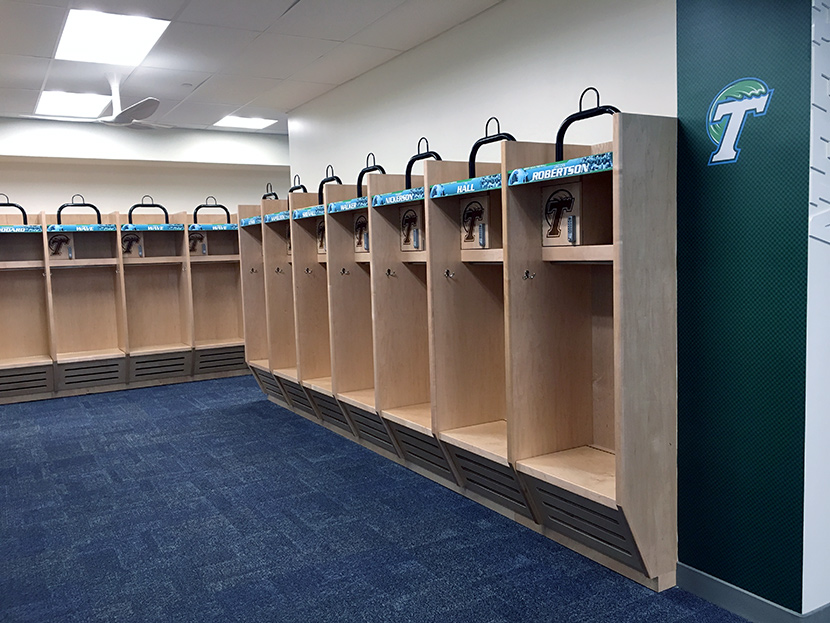 Tulane University Football Lockers | List Industries